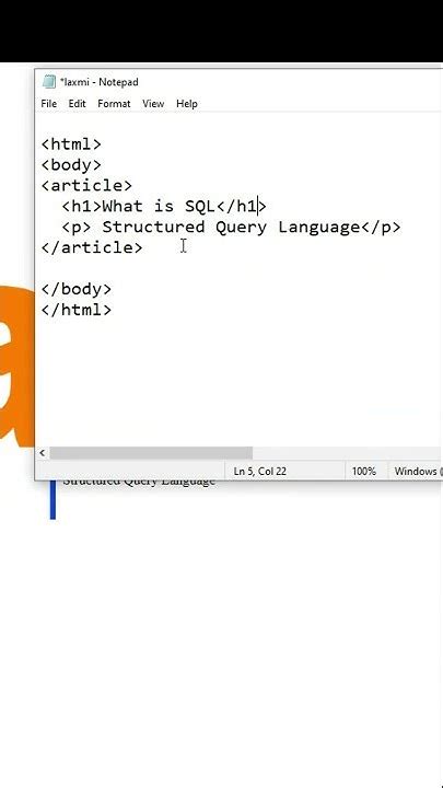 Html Article Tag Html Telugu Part 19 Youtube