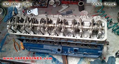 Gm 235 6 Cylinder Engine Rebuild Engine Rebuild Chevy Trucks Trucks