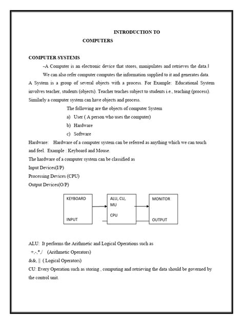1 Introduction To Computers Computer Systems Download Free Pdf Computer Data Storage