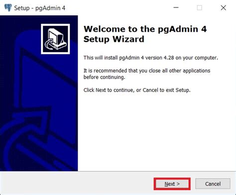 Установка pgAdmin 4 на Windows 10 и настройка подключения к PostgreSQL