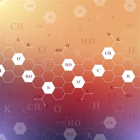 Abstract Hexagonal Chemistry Molecule Royalty Free Vector