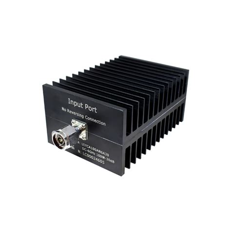 100W Attenuator DC 6GHz 3 60dB N Connector RF Fixed Attenuator China RF Coaxial Attenuator