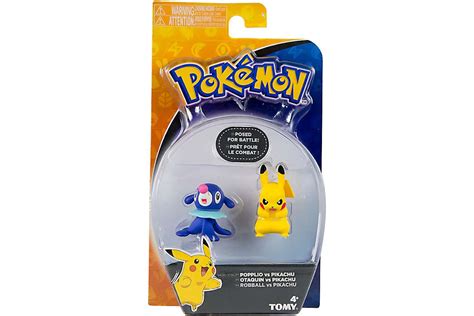 Tomy Pokemon Action Pose Popplio And Pikachu Mini Figure
