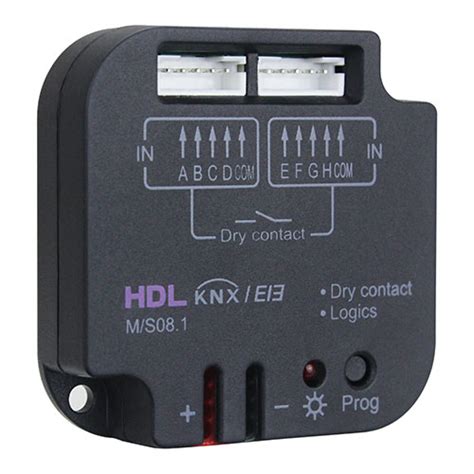 Smart Living Knx Sensors Hdl Dry Contact Sensor 8ch Hdl Ms081