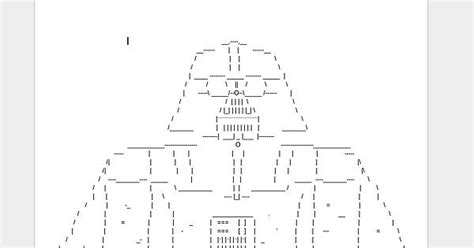 Darth Vader Ascii Art Album On Imgur