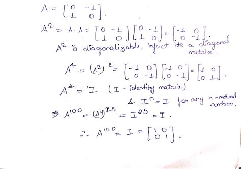 Solved Please Show All Work Thank You So Much The Matrix A Shown Course Hero