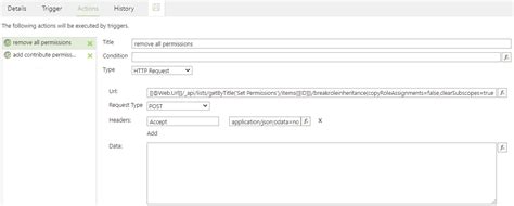 set single item permissions using skybow triggered actions skybow portal