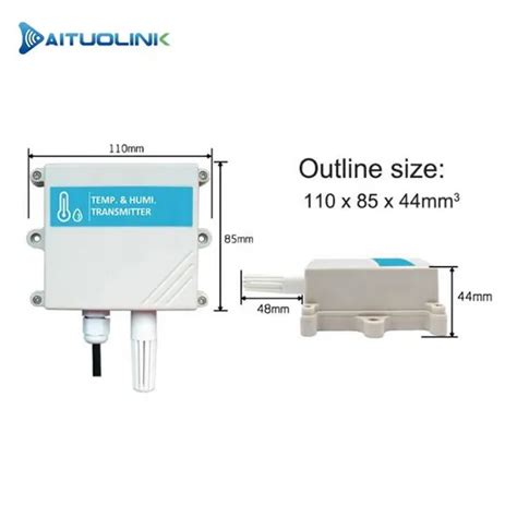 Rs485 Duct Pipe Insertion Smoke Temperature And Humidity Transmitter Insertion Temperature And