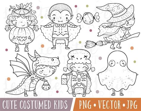 Halloween Costume Clipart Black And White