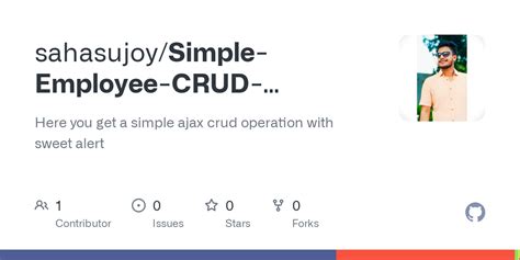 Github Sahasujoysimple Employee Crud Operation Laravel Ajax Swal