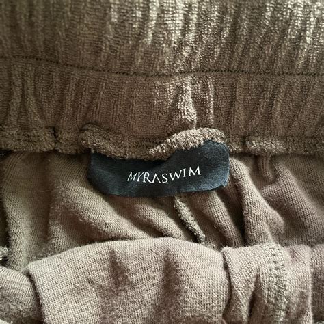 Myra Swim Rocco Short Size Small Color Chocolate Depop