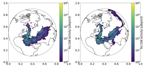 Eulerian And Lagrangian Modelling Of A Ruthenium 106 Pollution Over