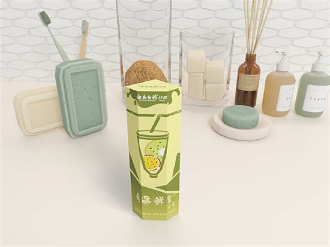 云南白药奶茶牙膏包装设计玄老 站酷zcool