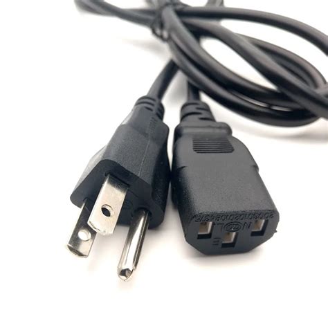 Aliexpress Com Buy M Prong Power Cable Us Ul Cord Usa American Plug Power Cord M