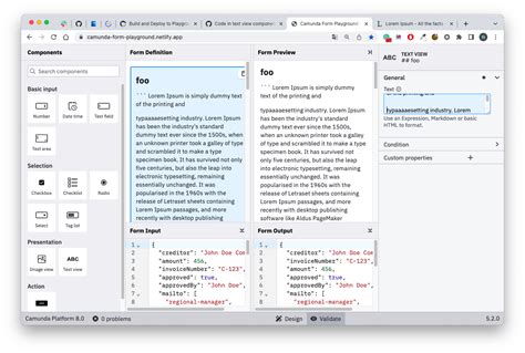 Code In Text View Component Overflows The Editor Renderer And Stops
