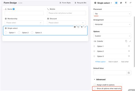 Control Single Selectmultiple Select Hap