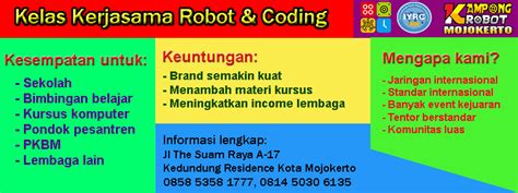 Penawaran Kerja Sama Dafatech Kampong Robot Mojokerto