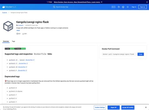 Uwsgi Nginx Flask Docker By Tiangolo A Flask Template Built At