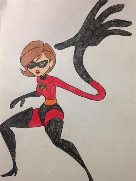 Elastigirl In Her Stretchy Super Powers From The Incredibles The