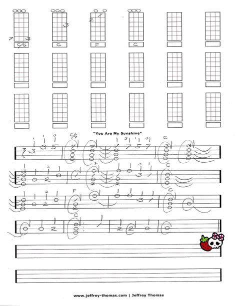 You Are My Sunshine Ukulele Cover Lesson With Chords