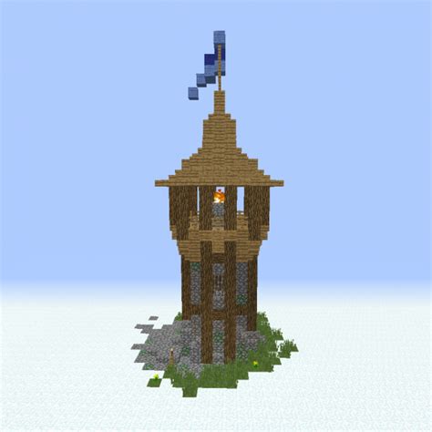 Minecraft Watchtower Blueprints 64 X 64 Minecraft Farm Wip By
