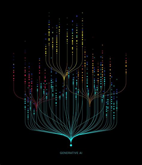 illustration of abstract stream information with cyan line and dot big
