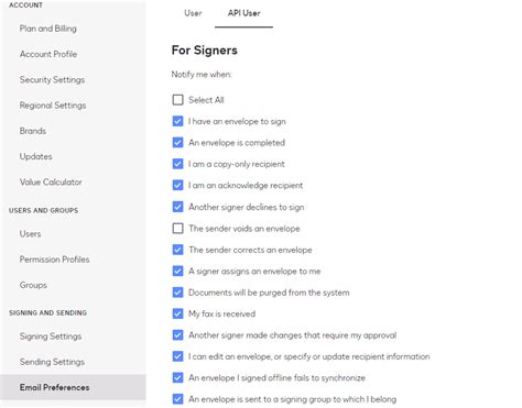 Docusignapi Is There A Way To Stop Expired Email Notification In