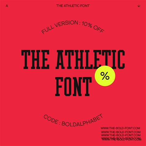 The Athletic Font Dafont Com