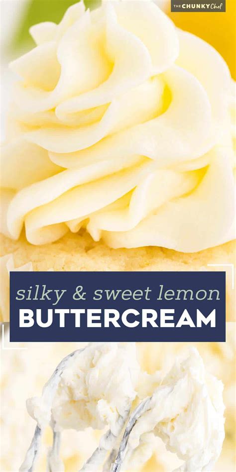 Lemon Buttercream Frosting The Chunky Chef