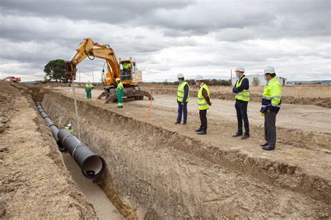 Las Obras Del Canal De Navarra A Su Paso Por Peralta Finalizarán El Próximo Mes De Junio