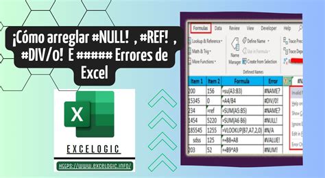 ¡cómo arreglar null ref div 0 e errores de excel 💚