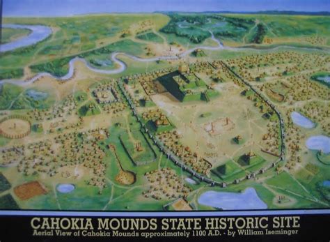 The Cahokia Mounds Cahokia North American Indians Native American