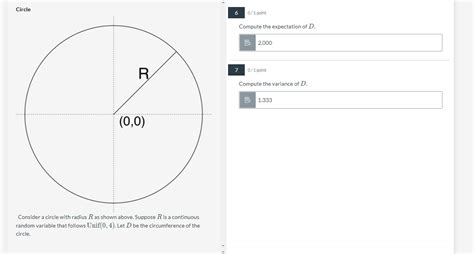 Solved Circle R Consider A Circle With Radius R As Chegg