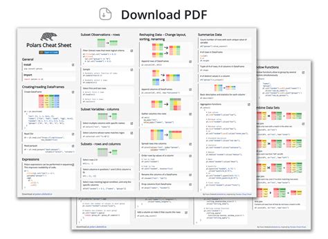 Github Franzdieboldpolars Cheat Sheet Polars Cheat Sh