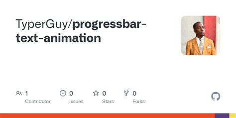 Github Typerguyprogressbar Text Animation
