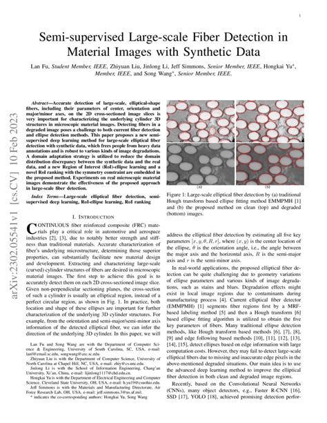 Semi Supervised Large Scale Fiber Detection In Material Images With Synthetic Data Deepai