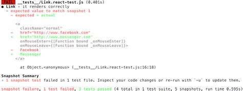 Jest 14 0 React Tree Snapshot Testing Jest中文文档 Jest中文网