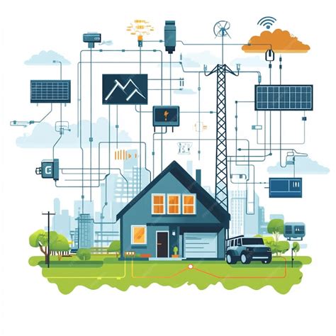 Smart Grids And Energy Storage For Efficient Energy Use Premium Ai Generated Image