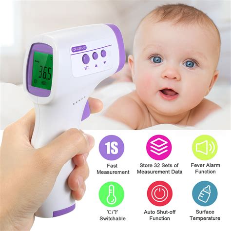 Non Contact Thermometer Digitale Infrarood Thermom Vicedeal