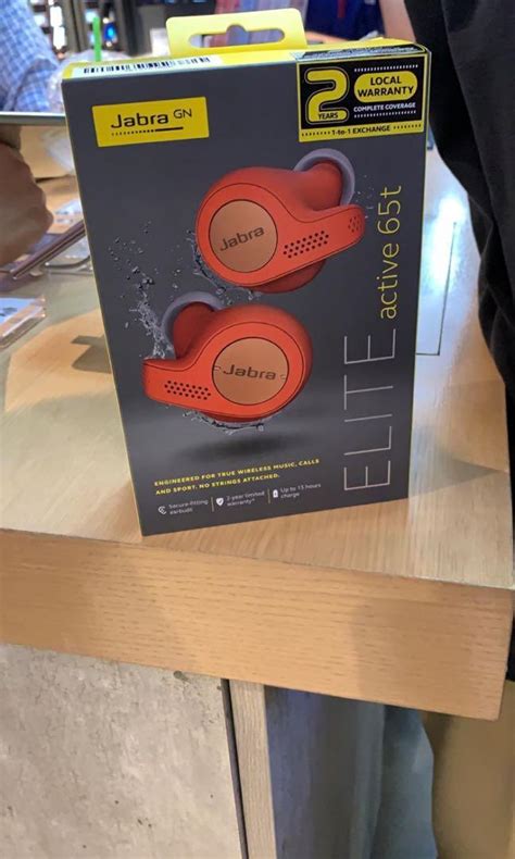 Jabra Elite Active T Red Audio Earphones On Carousell