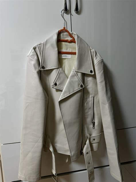 아이보리 레더자켓 당근 중고거래