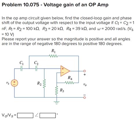 Solved In The Op Circuit Given Below Find The Chegg
