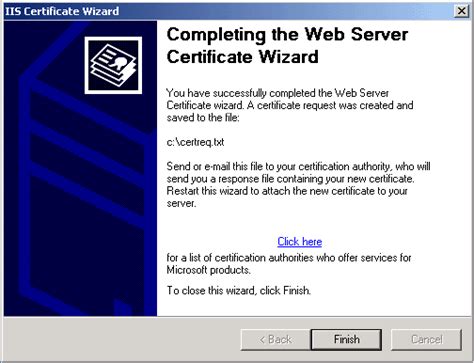 Generate A Csr Internet Information Services Iis 5 And 6 Generate A Csr Internet Information Services Iis 5 And 6
