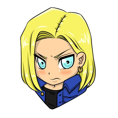 Artstation Chibi Android 18 Dragon Ball Z Dbz Fanart