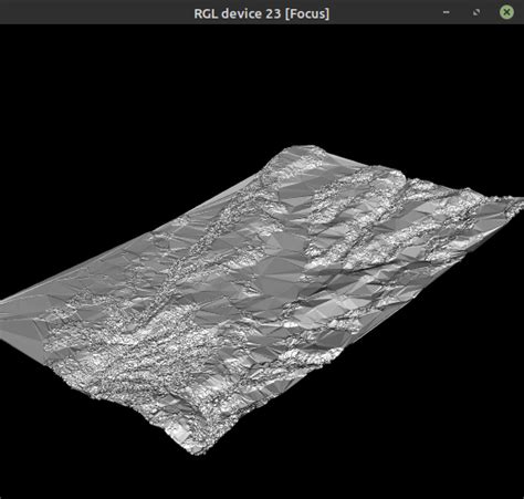 dem r lidr package grid terrain giving weird plot geographic