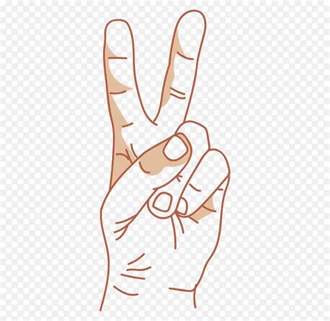 伸出两根手指的人手图PNG图片素材下载 图片编号7850428 PNG素材网