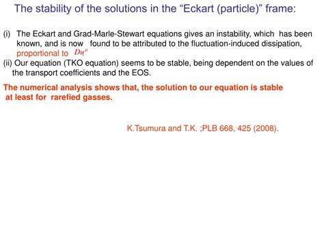 Ppt Derivation Of Second Order Relativistic Fluid Dynamical Equations From Boltzmann Equation