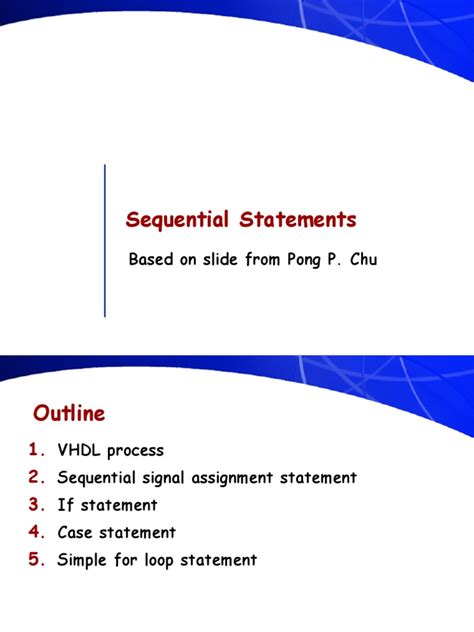 5 Sequential Statement Download Free Pdf Vhdl Systems Engineering