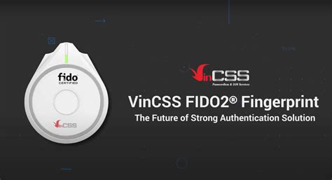 Vincss Fido2® Fingerprint Security Key Fido2 Passwordless Authentication Vincss