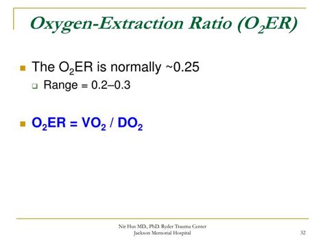 Normal Oxygen Extraction Ratio At Derek Spencer Blog
